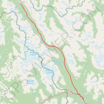 Banff National Park - Lake Louise: trail, distance, elevation, map ...